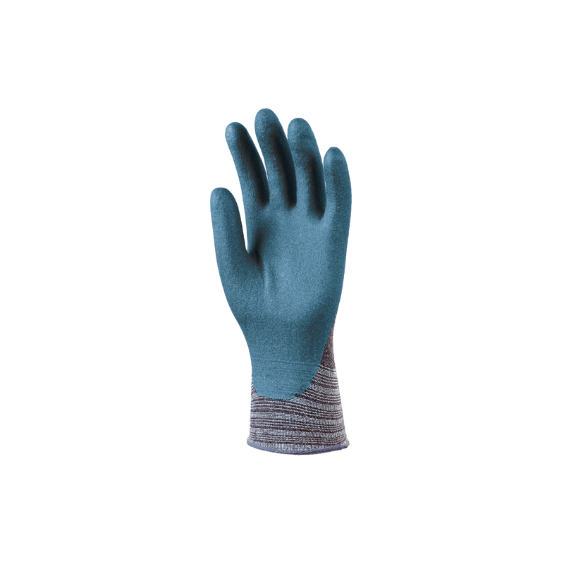 EUROTECHNIQUE | Gants de protection EUROFIT Bi-polymère Nitrile/PU Bleu ...